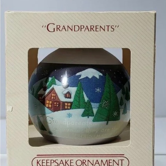 Hallmark | Holiday | Vintage Hallmark Grandparents Keepsake Christmas ...